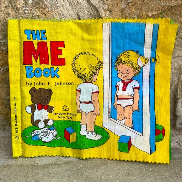 Toys | Vintage 1979 The Me Book Random House Cloth Fabric Rag Book John ...